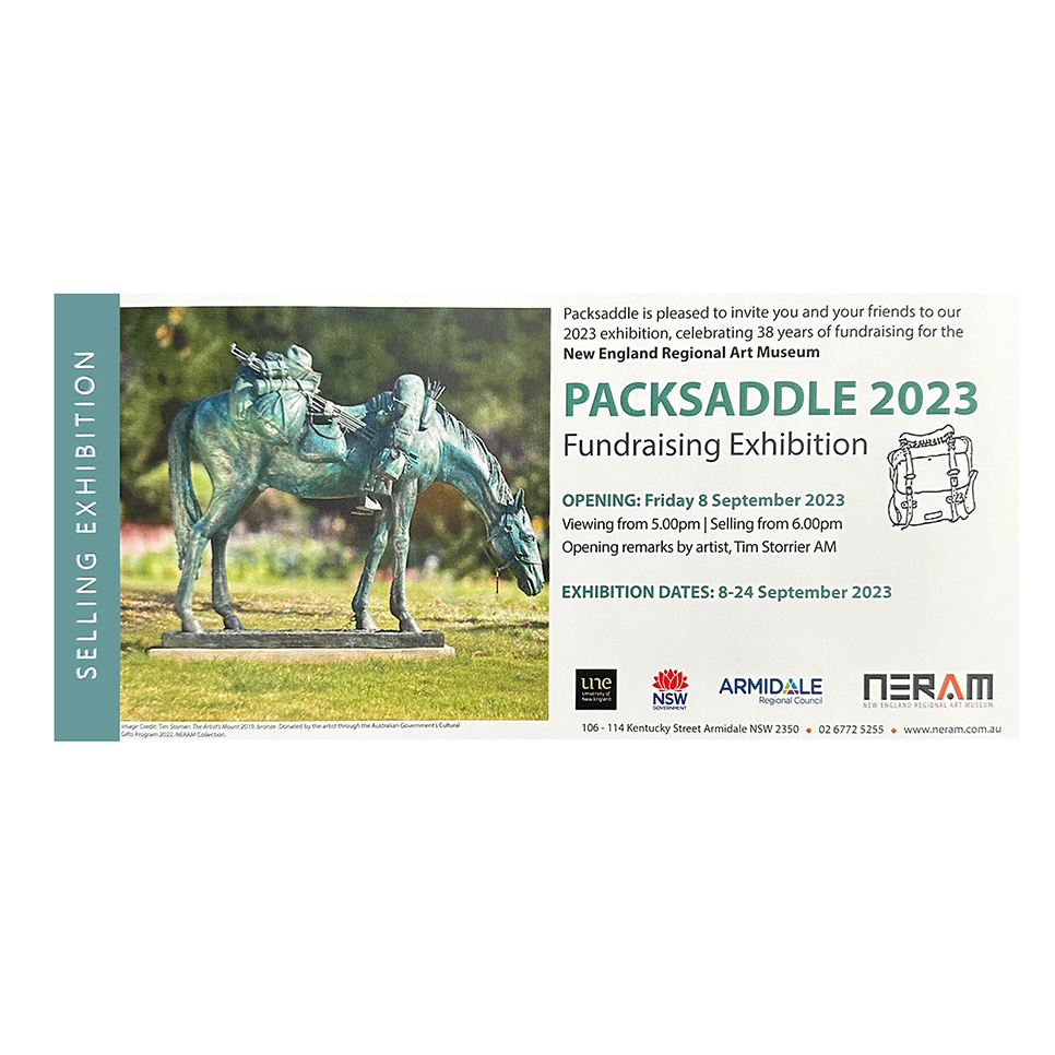 Packsaddle 2023 NERAM | invited Artists | Artsite Contemporary | Australia